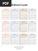 Q4 2024 Monthly Calendar Overview | PDF