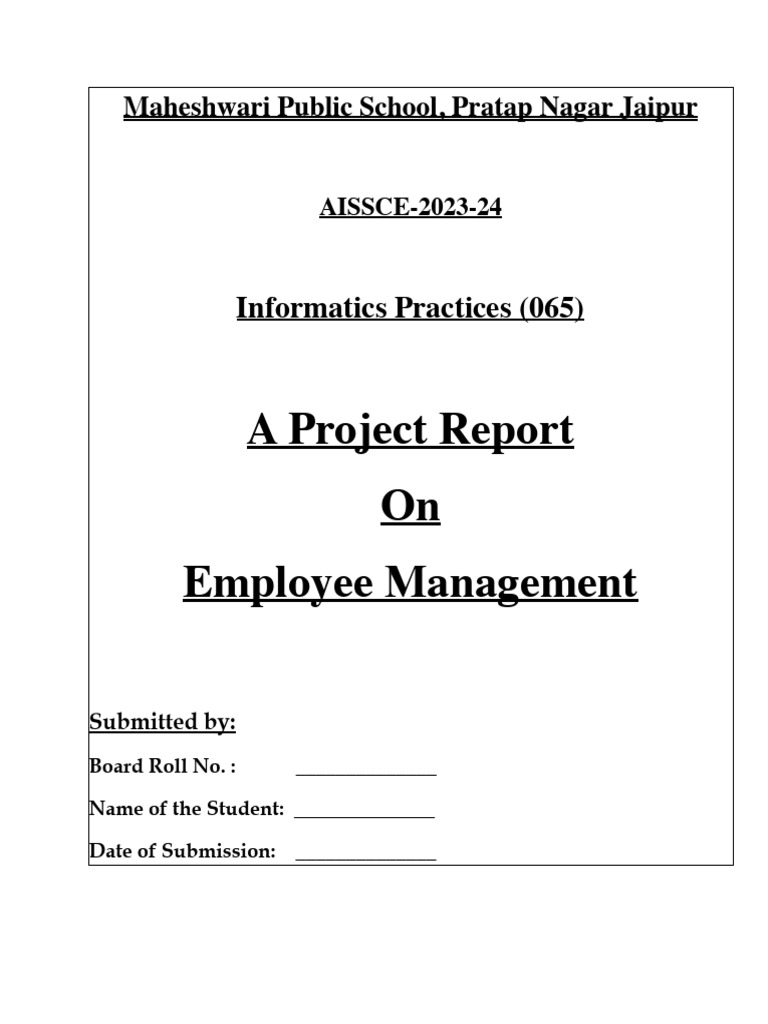 Hope IP Employee Project | PDF | Computing | Computer Science