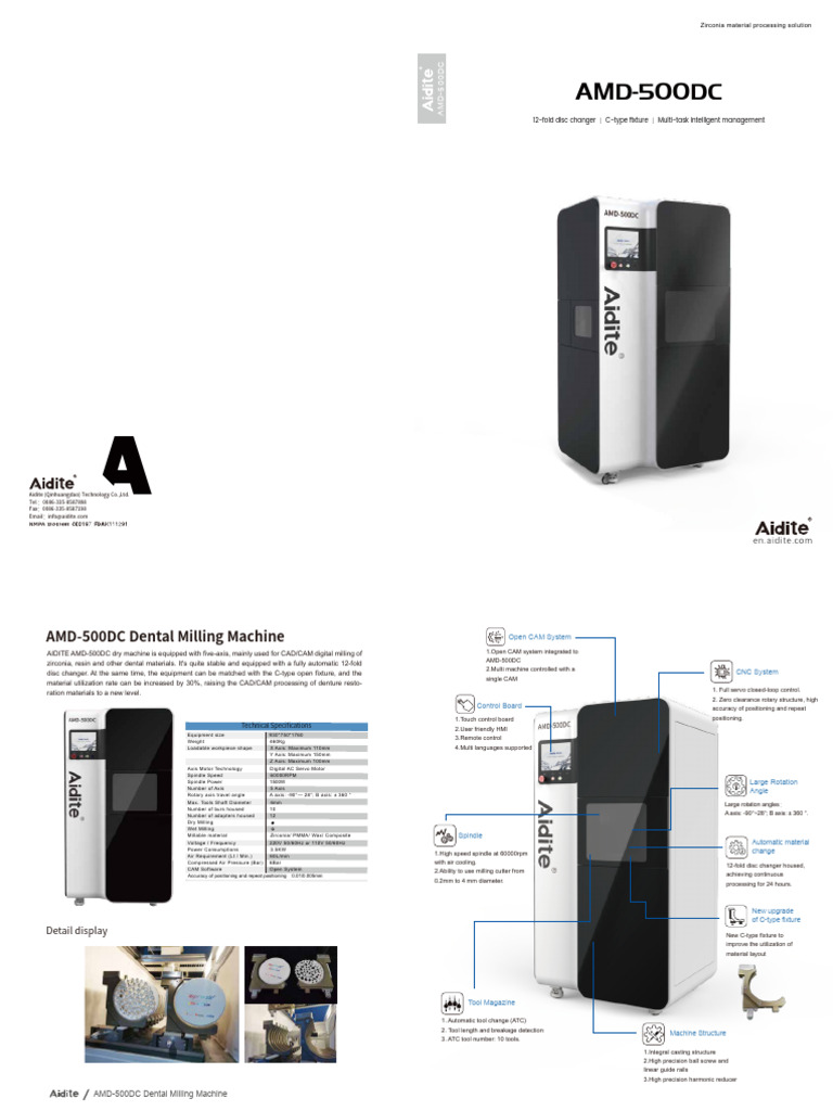 Amd 500dc En | PDF | Numerical Control | Mechanical Engineering