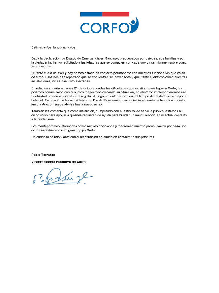 Comunicado VPE | PDF