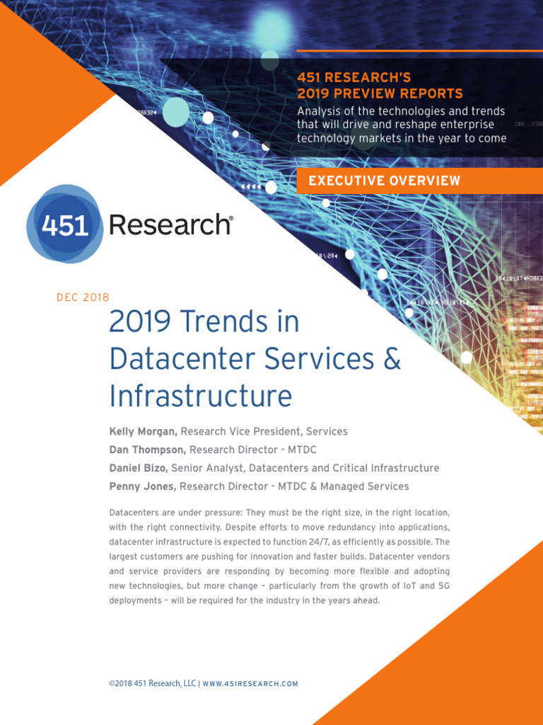Trends in Datacenter Services Infrastructure | PDF | Data Center | Cloud Computing