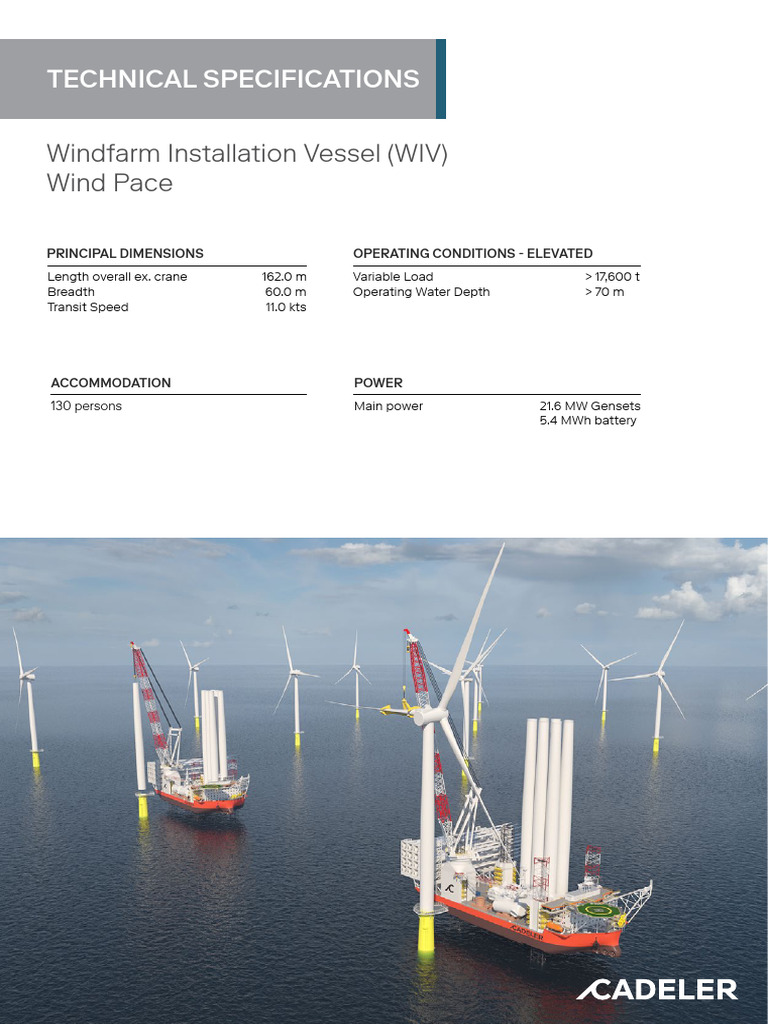Wind Pace Technical Specification V4 | PDF