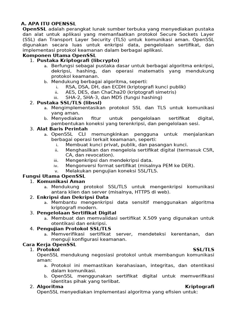 Panduan Instalasi OpenSSL di Laragon | PDF