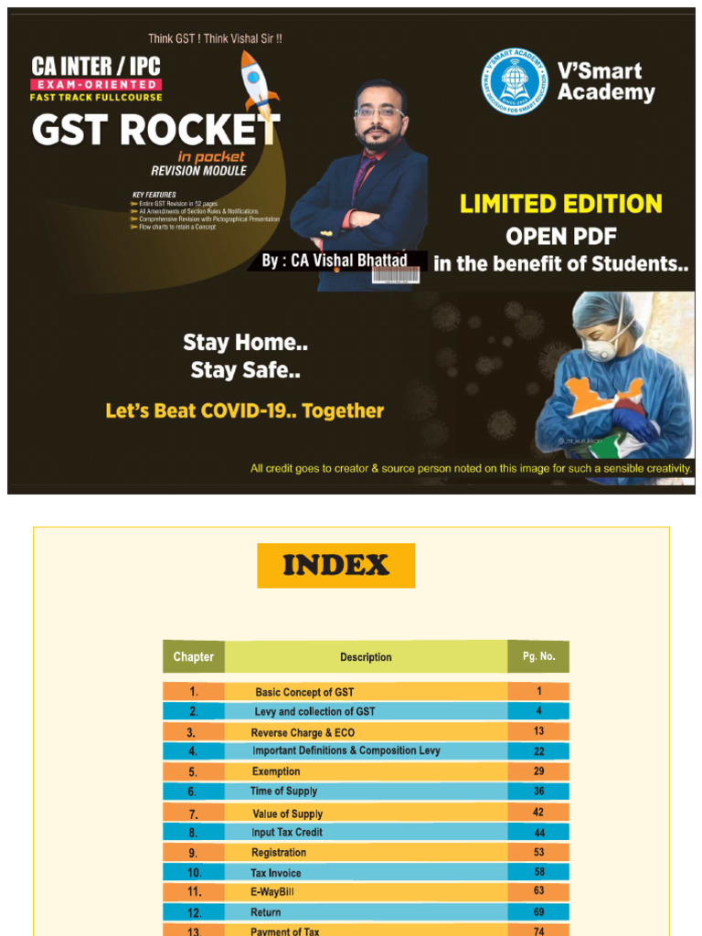 CAI - GST - Rocket in Pocket | PDF
