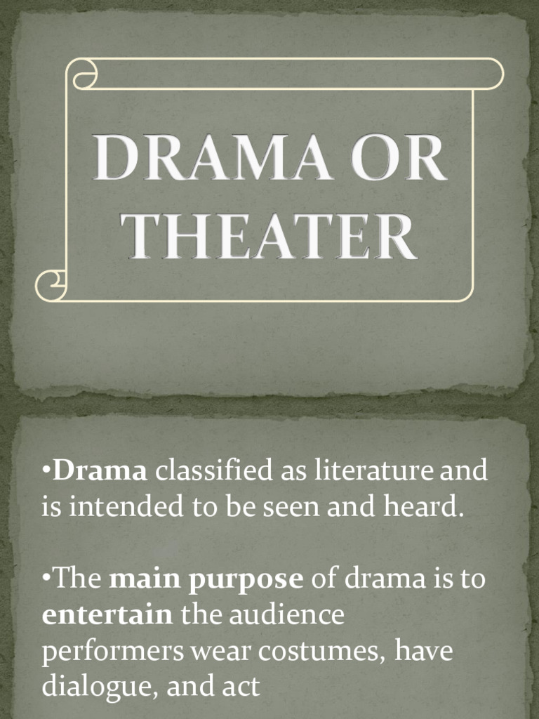 LESSON 1 - drama | PDF | Tragedy | Aeschylus