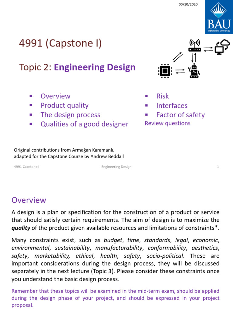 4991topic2 EngineeringDesign | PDF | Prototype | Risk