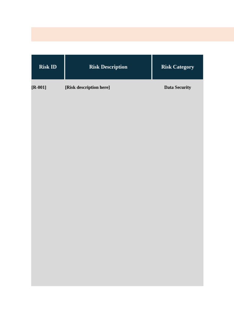 Risk Register | PDF | Risk