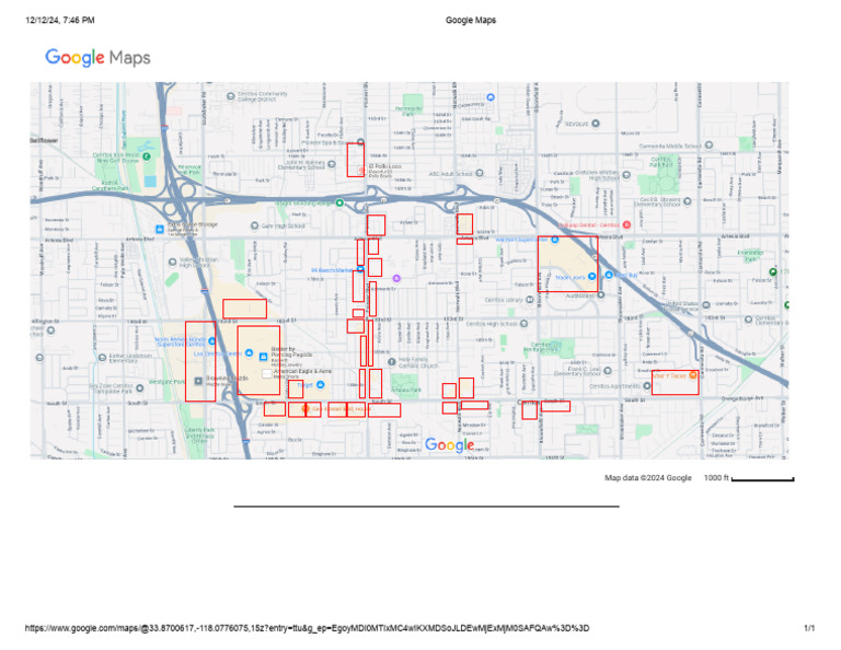 Google Maps - ABC Area | PDF