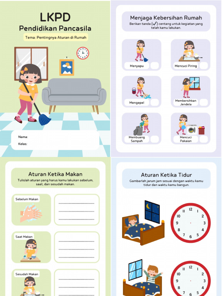 LKPD PKN - Peraturan Rumah | PDF