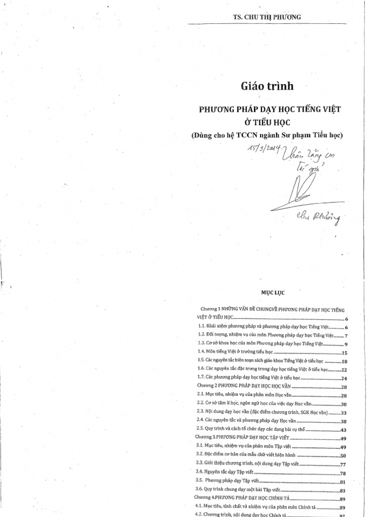 Giáo Trình Ppdh Tiếng Việt | PDF