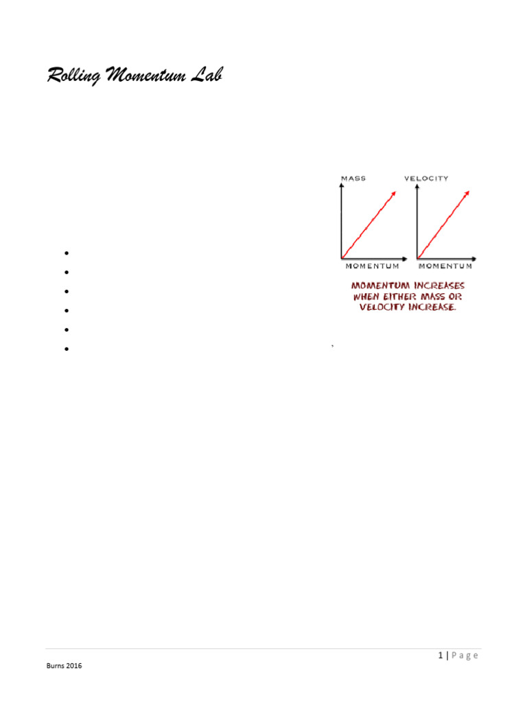 Rolling Momentum | PDF | Momentum | Force