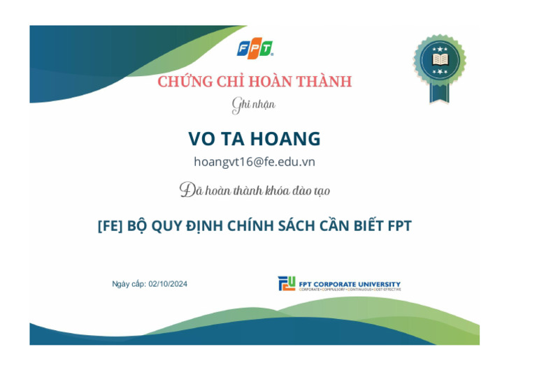 CertificatePdf_QuyDinhChinhSach | PDF