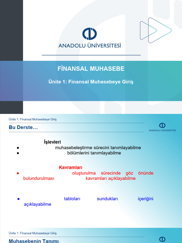 FM1 1.ünite Slaytı | PDF