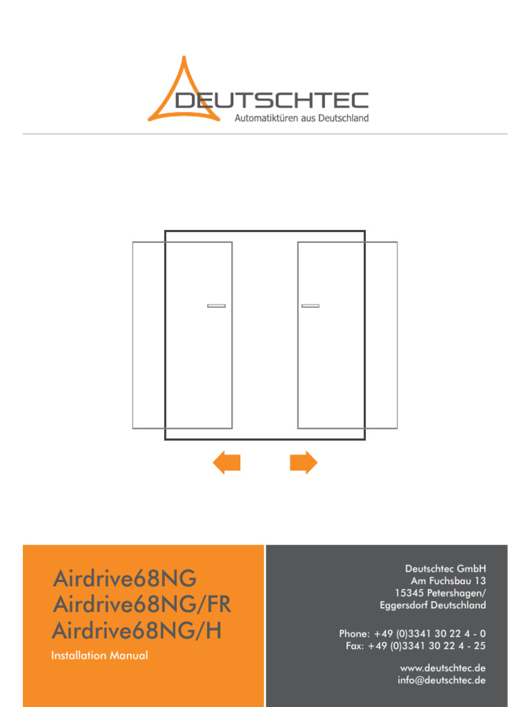 Installation Manual for Air Drive Systems | PDF