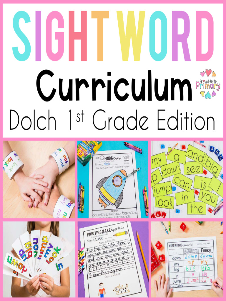 Dolch 1st Grade Sight Word Curriculum | PDF
