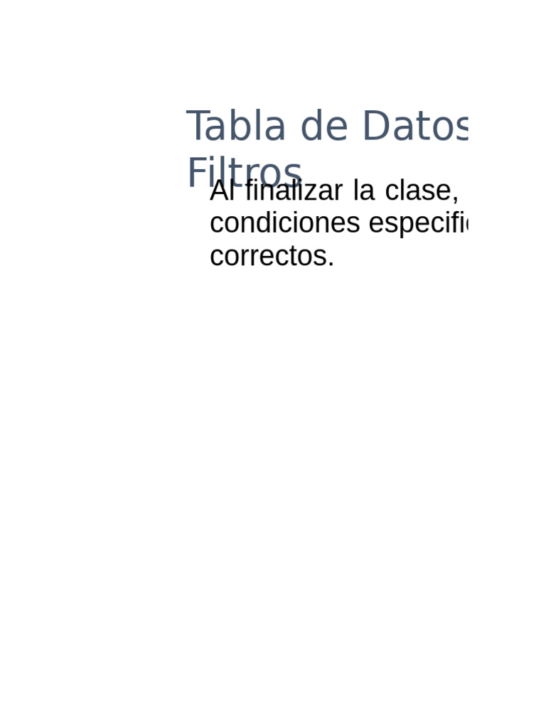 Filtros Clase02 | PDF