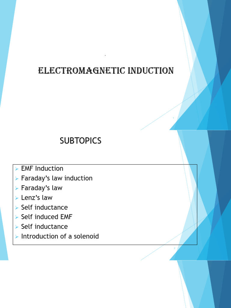 ELECTROMAGNETIC INDUCTION | PDF