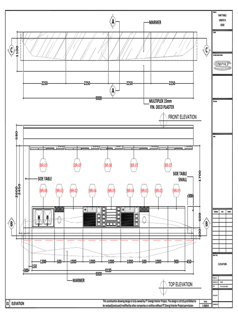 R02a Meja Bar Under H SCBD | PDF
