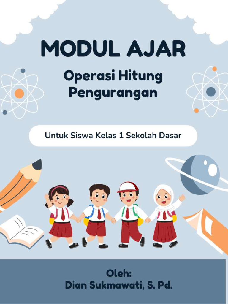 Modul Ajar Pengurangan Kelas 1 Matematika | PDF