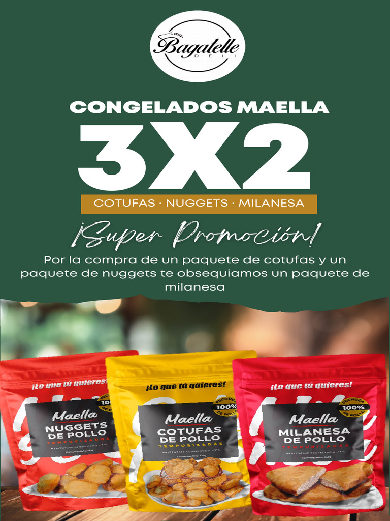 Promoción 3x2 en Congelados Maella | PDF