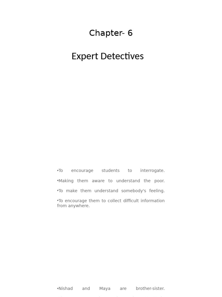 Expert-Detective | PDF