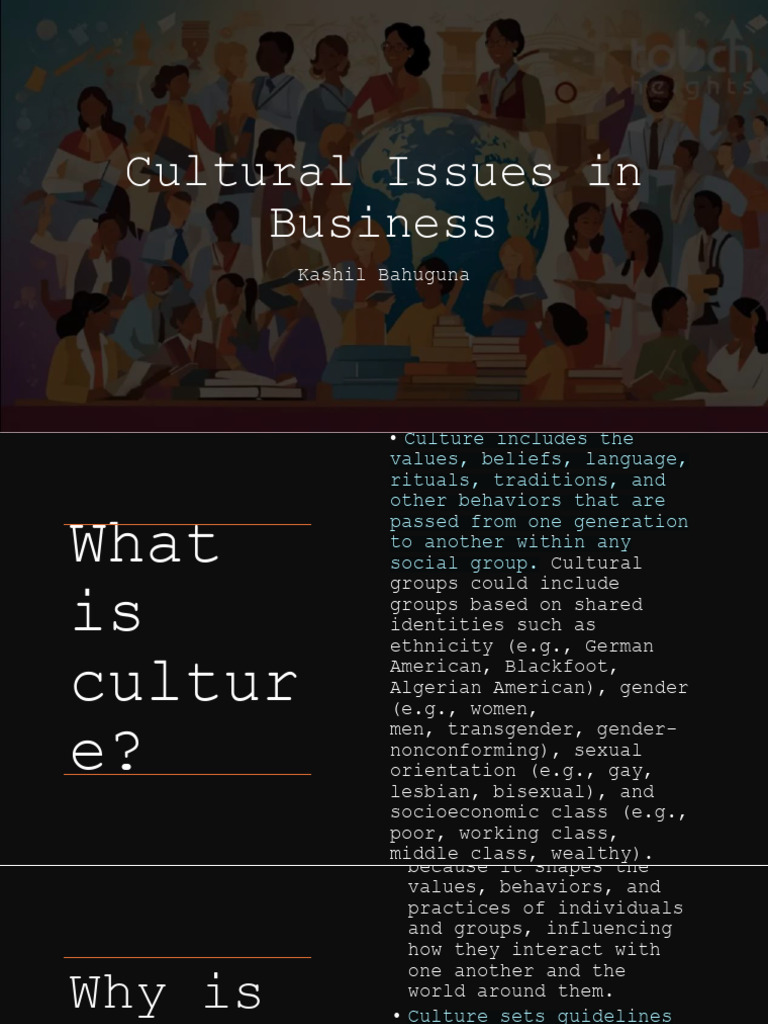 3) Cultural Issues in Business | PDF | Mc Donald's | Social Psychology