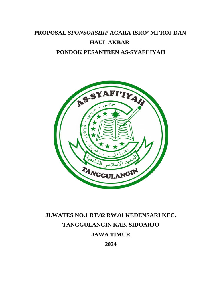 Proposal Haul Akbar 2025 | PDF