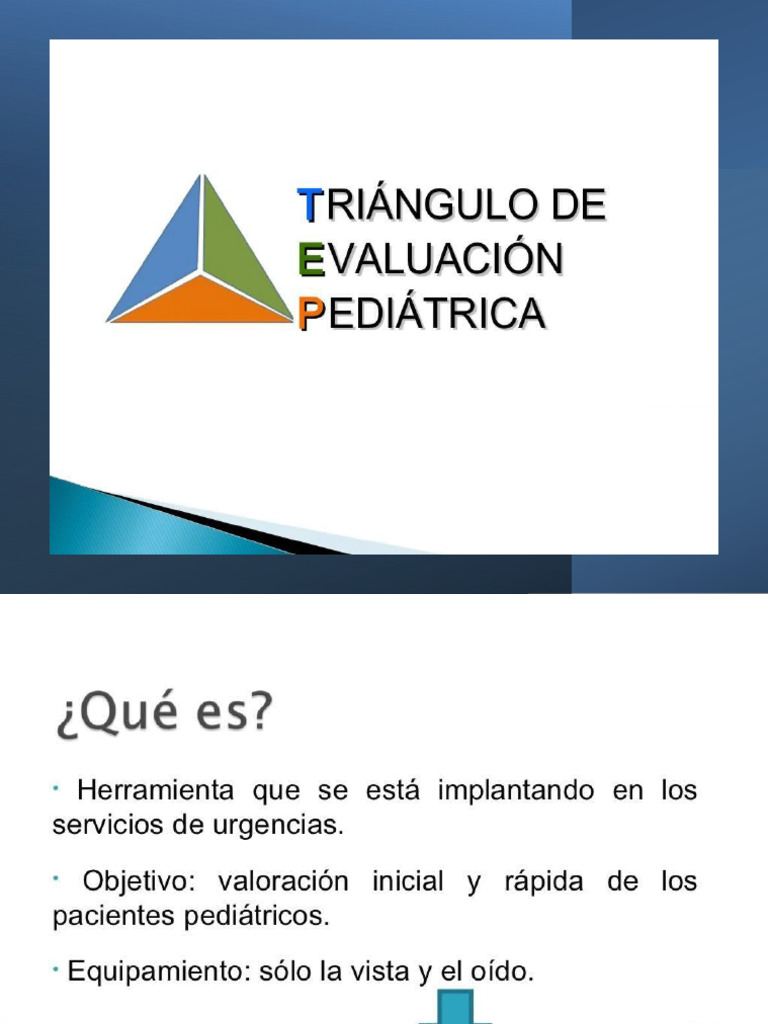 Triangulo de Evaluacion Pediatrica | PDF