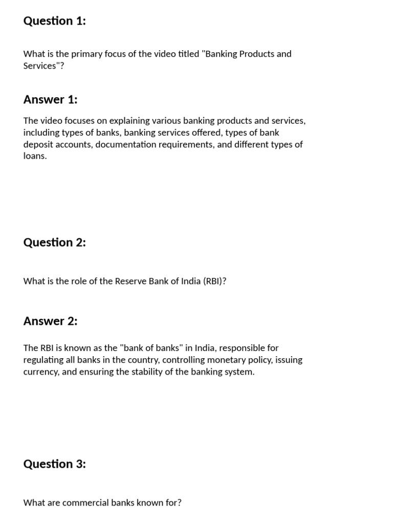 Banking Products and Services __ Vac_ Financial Literacy __ Unit 2 ...