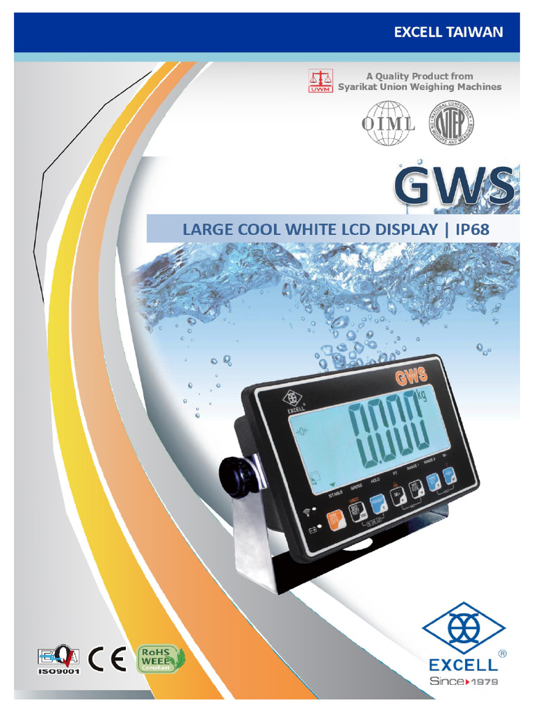 EXCELL GWS Platform Scale (UWM) | PDF