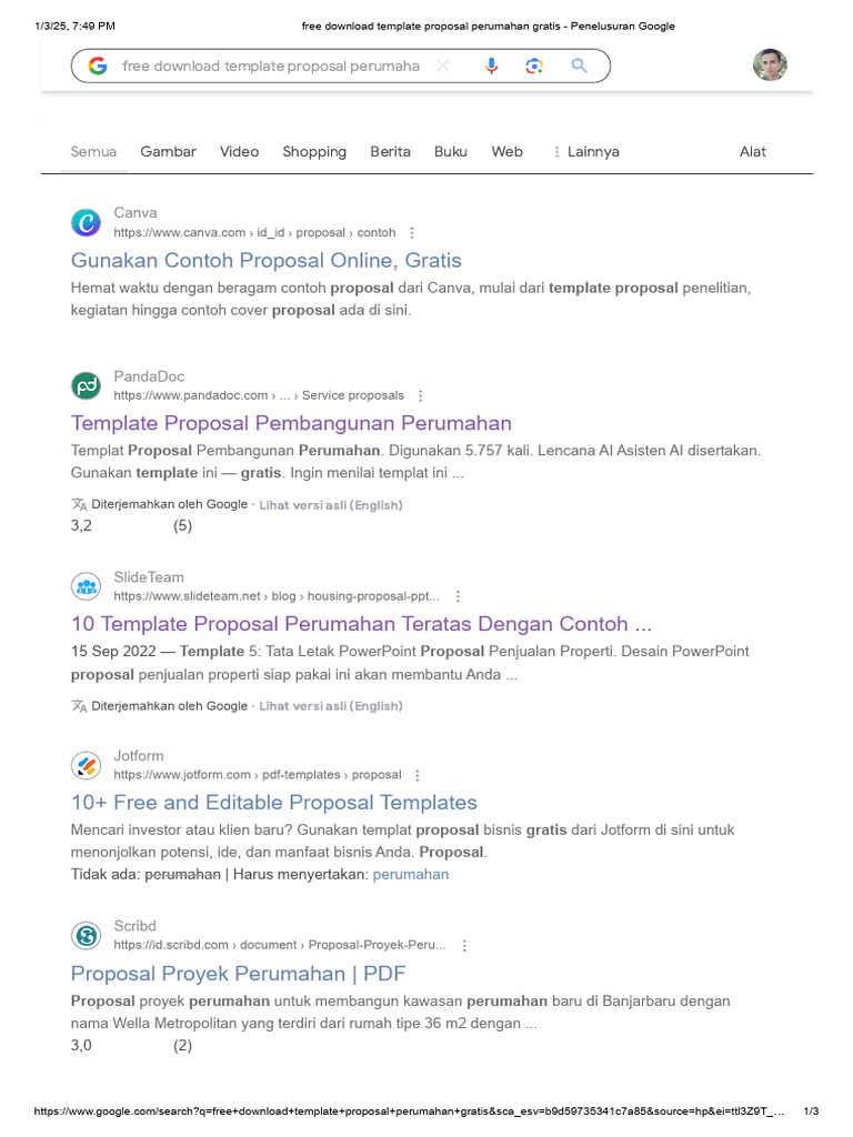 Proposal Perumahan ABR | PDF