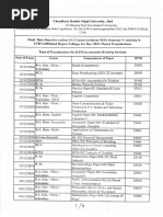 CRSU Bed Datesheet | PDF