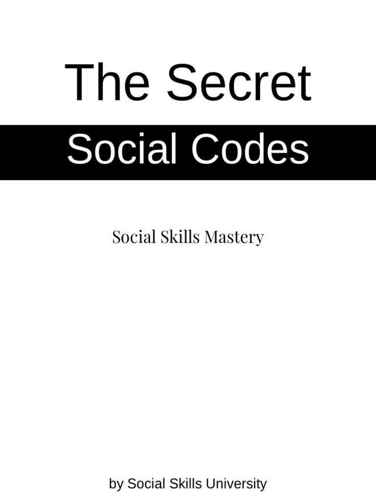 Mastering Social Codes for Success | PDF | Power (Social And Political ...