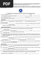 DOT Service Animal Relief Attestation Form | PDF | Making False ...