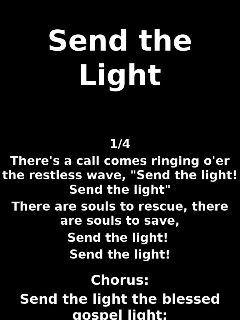 Send The Light | PDF