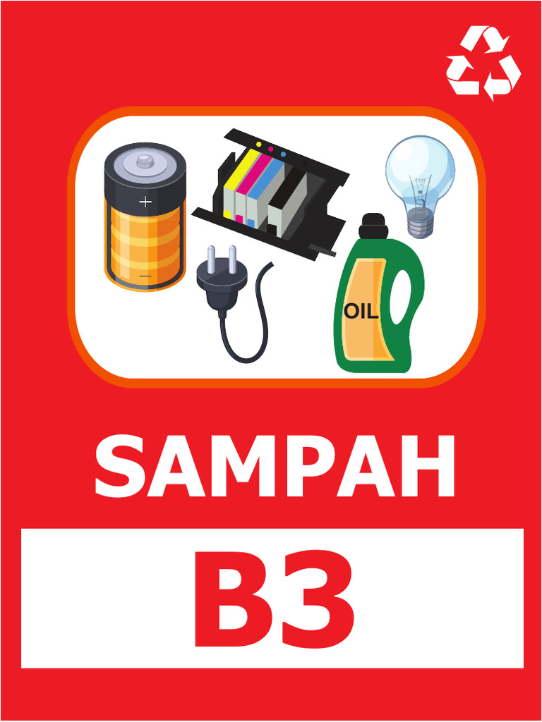 Banner Limbah B3 (20x27cm) | PDF