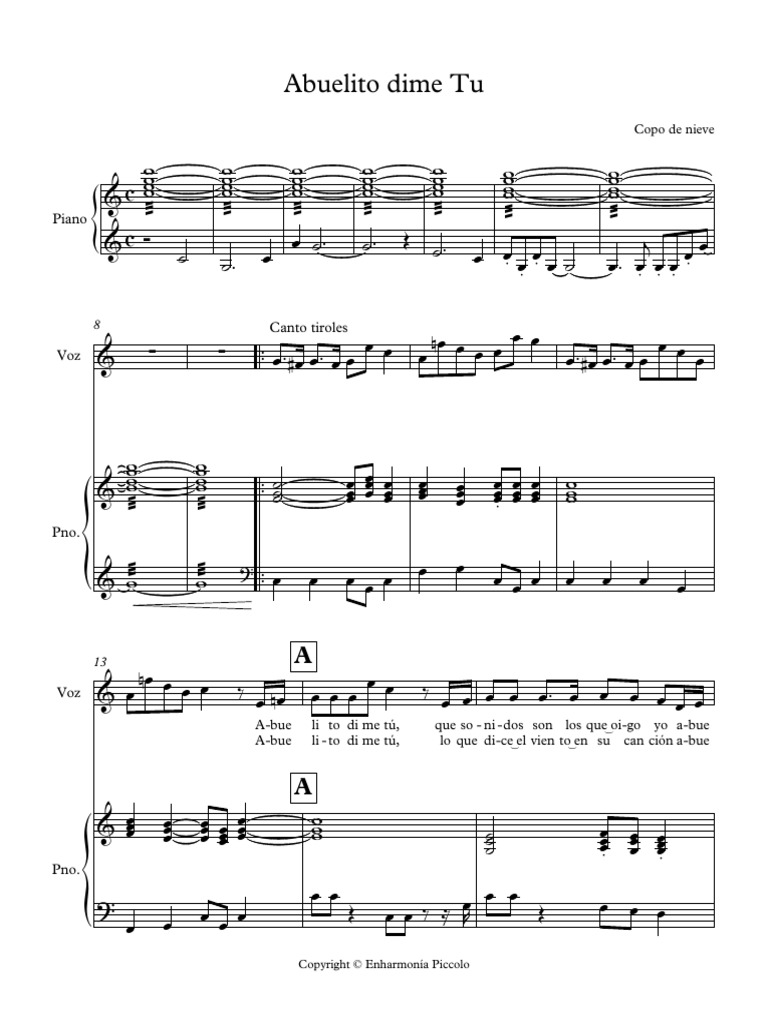 Abuelito Dime Tu | PDF