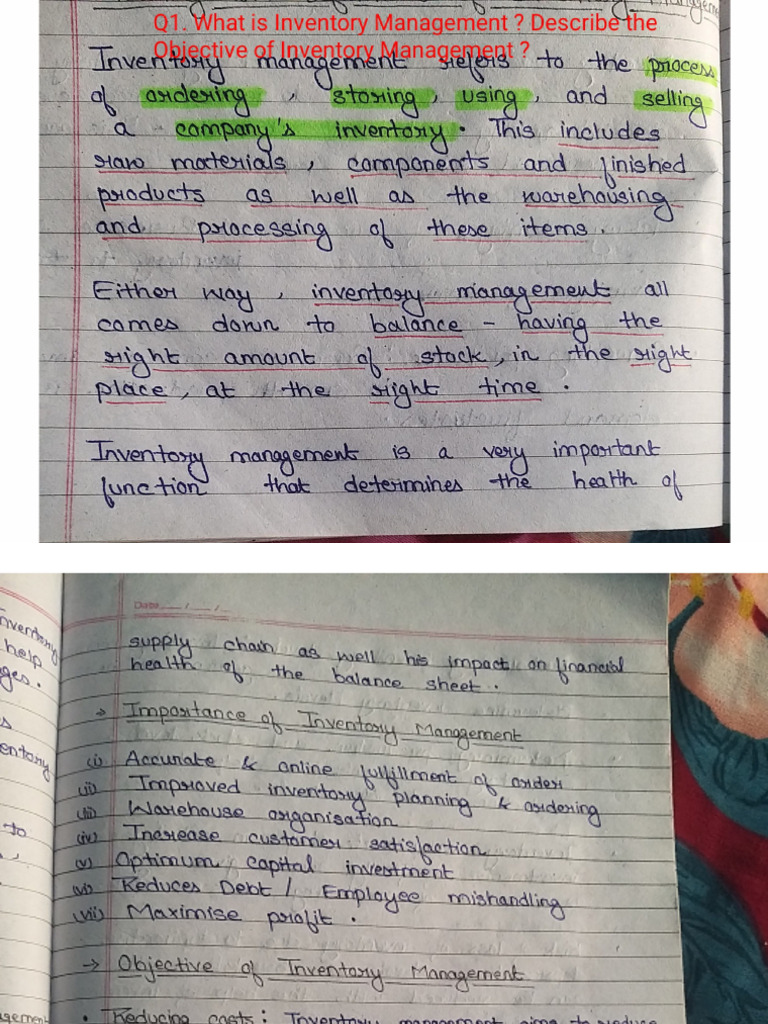 Inventory Important Questions and Answers | PDF