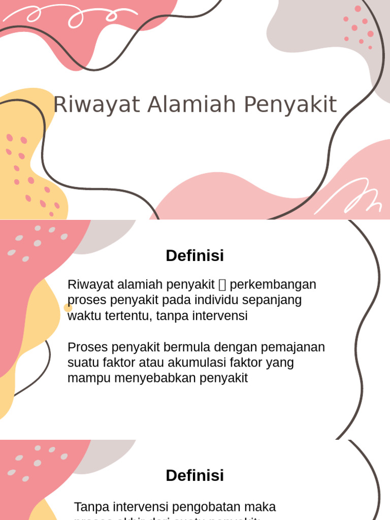 Riwayat Alamiah Penyakit | PDF