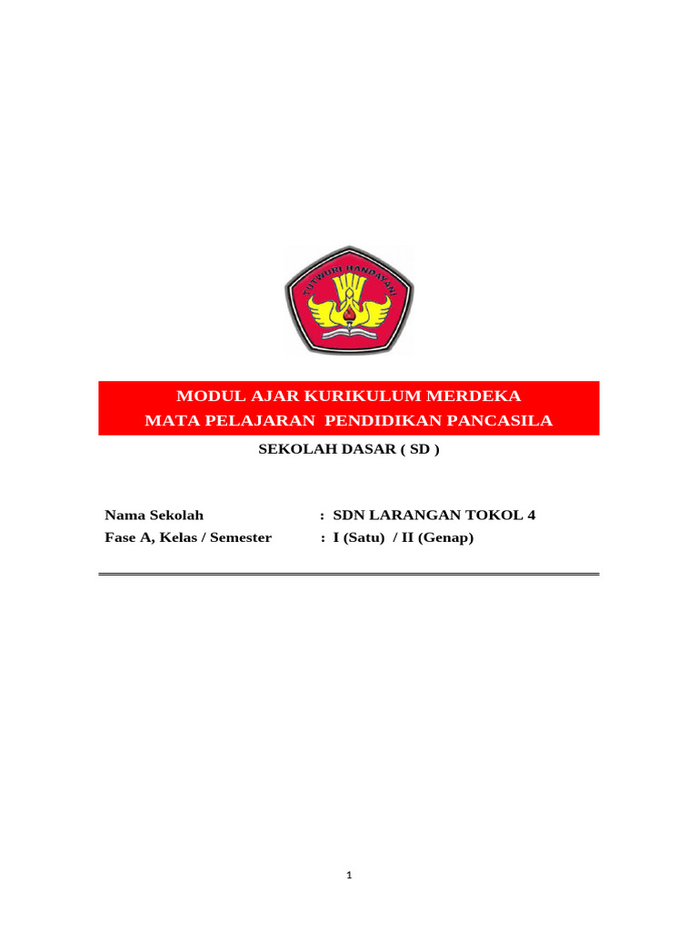 Modul Ajar PPKN BAB 4 | PDF