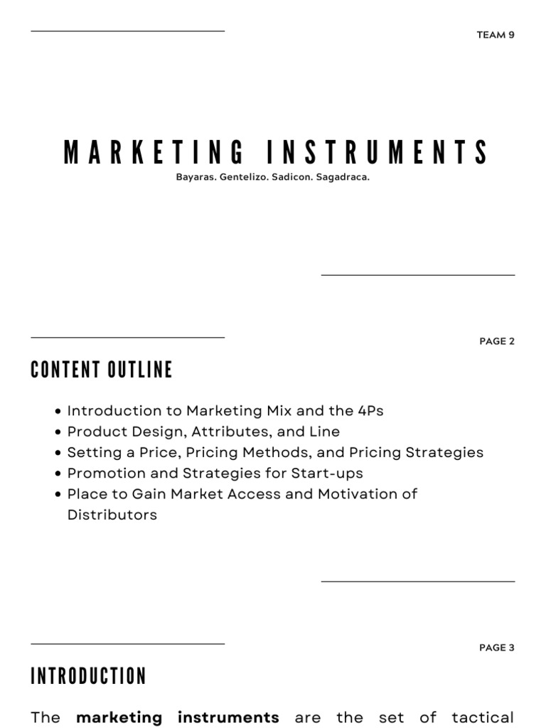 EL1 TEAM 9 PPT PDF Pricing Prices
