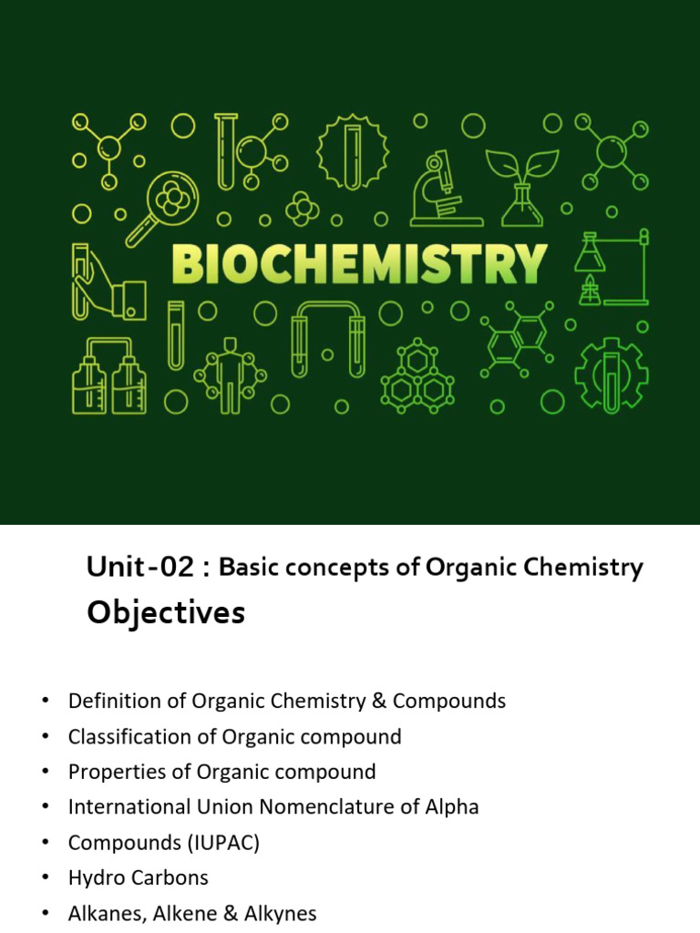 Biochemistry Unit-02 by Pir Hamza | PDF | Chemistry | Organic Chemistry