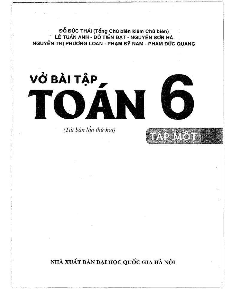 Vo BT Toan 6 t1 Do Duc Thai-09032024133059 | PDF