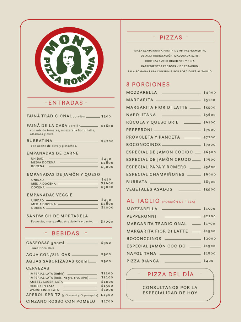 MENU MONA DIC23 Curvas | PDF