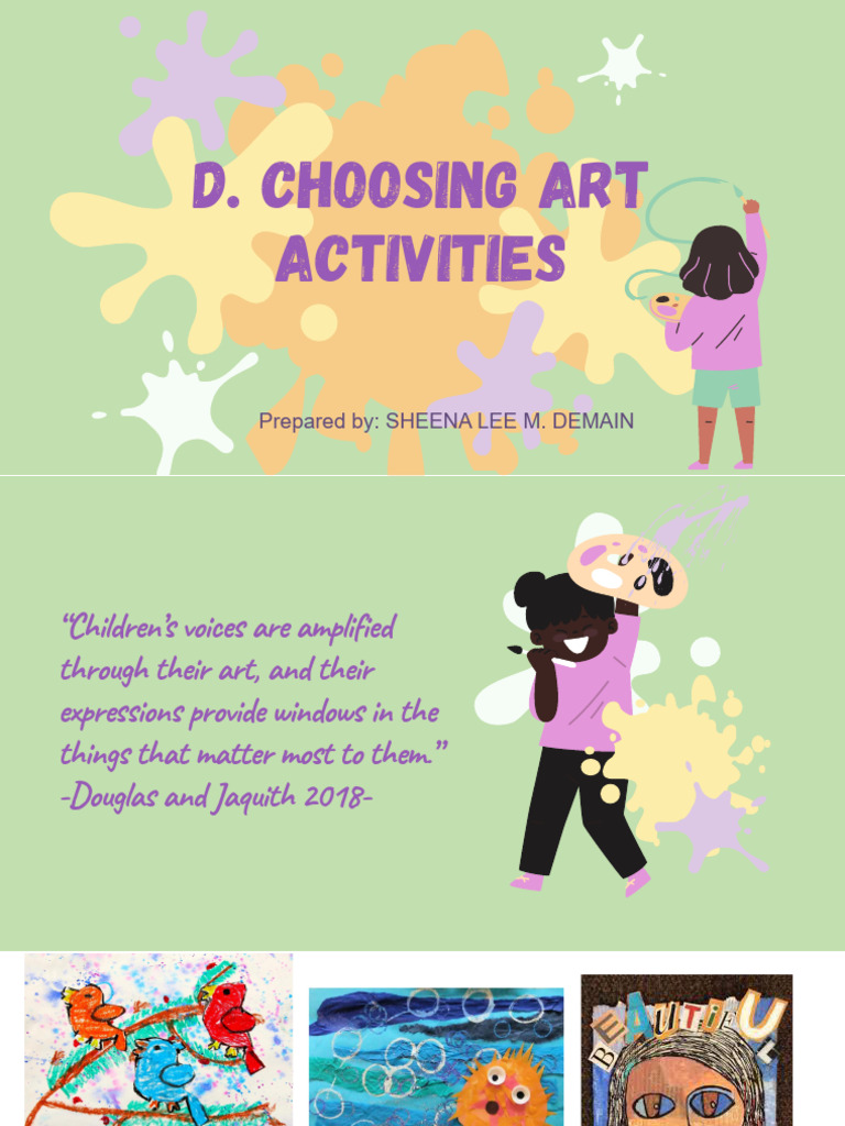 Choosing-Art-Activities | PDF | Creativity | Neuroscience