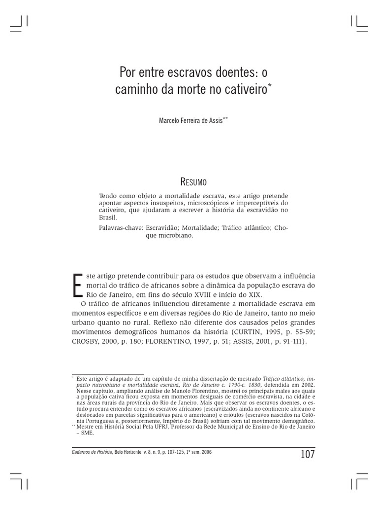 aula5 Marcelo de Assis | PDF | Escravidão | África