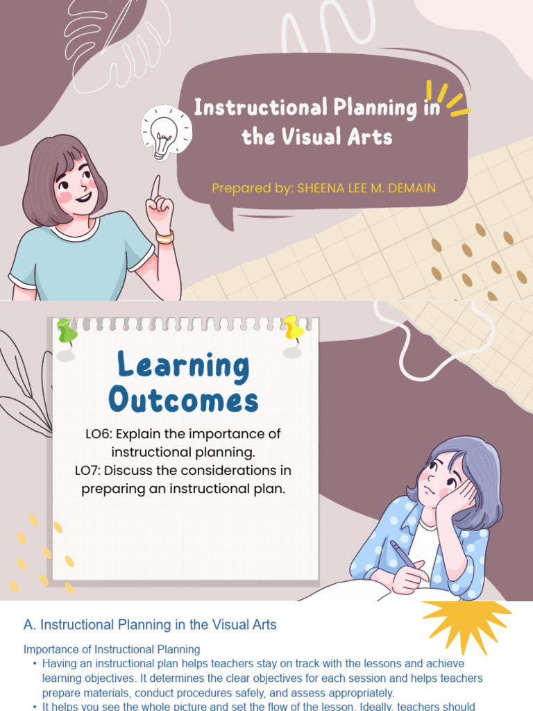 Chapter 4 Instructional Planning in The Visual Arts | PDF | Teachers ...