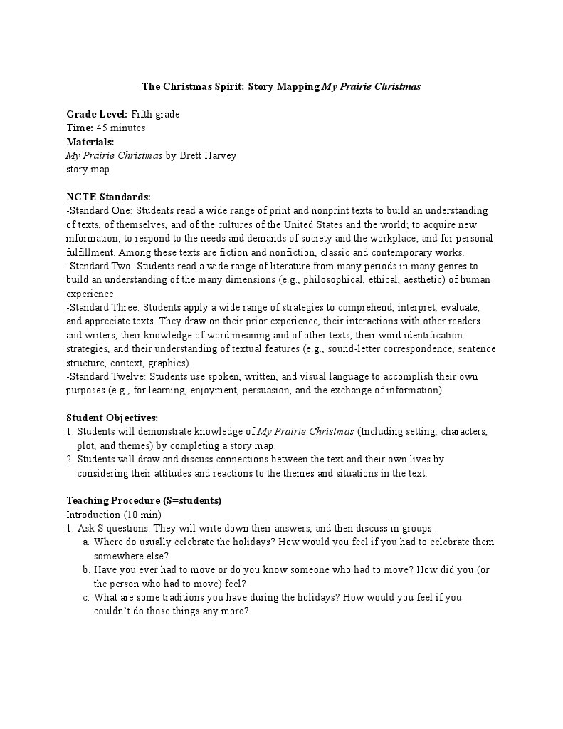 Christmas Story Map Lesson | PDF | Semiotics | Truth