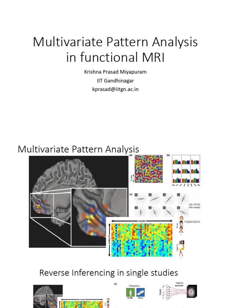 Multivariate Pattern Analysis in functional MRI | PDF