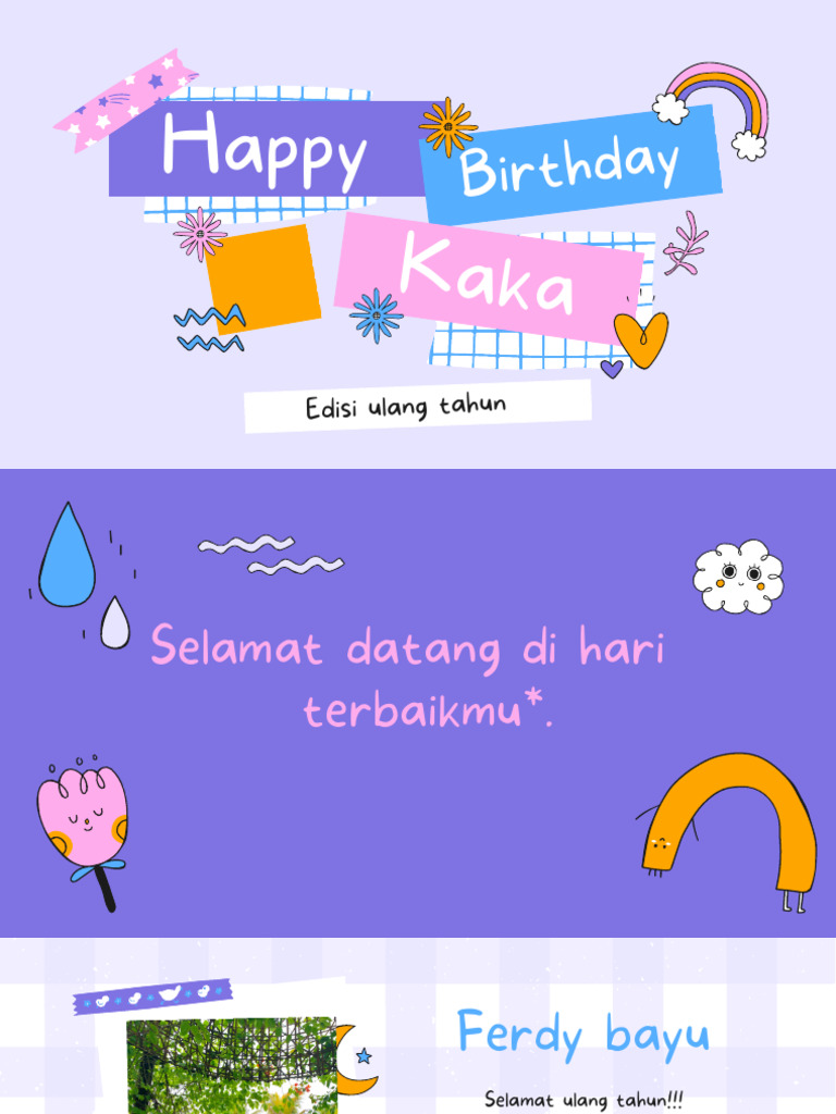 Happy 22th birthday kaka ♡ | PDF